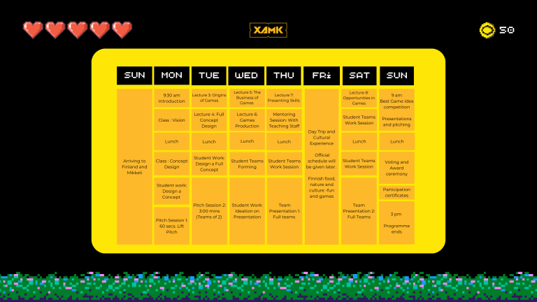 Xamk Summer School of Gaming - Kaakkois-Suomen ammattikorkeakoulu Xamk